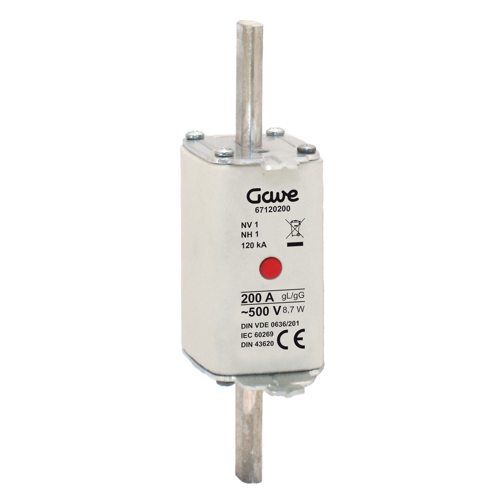 product information datasheets code 01867120200 ean 8430892109963 fuse ...